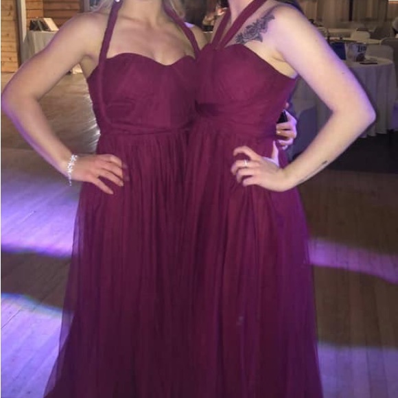 Birdy Grey | Dresses | Birdy Grey Xsmall Burgundy Dress Multiple Style ...